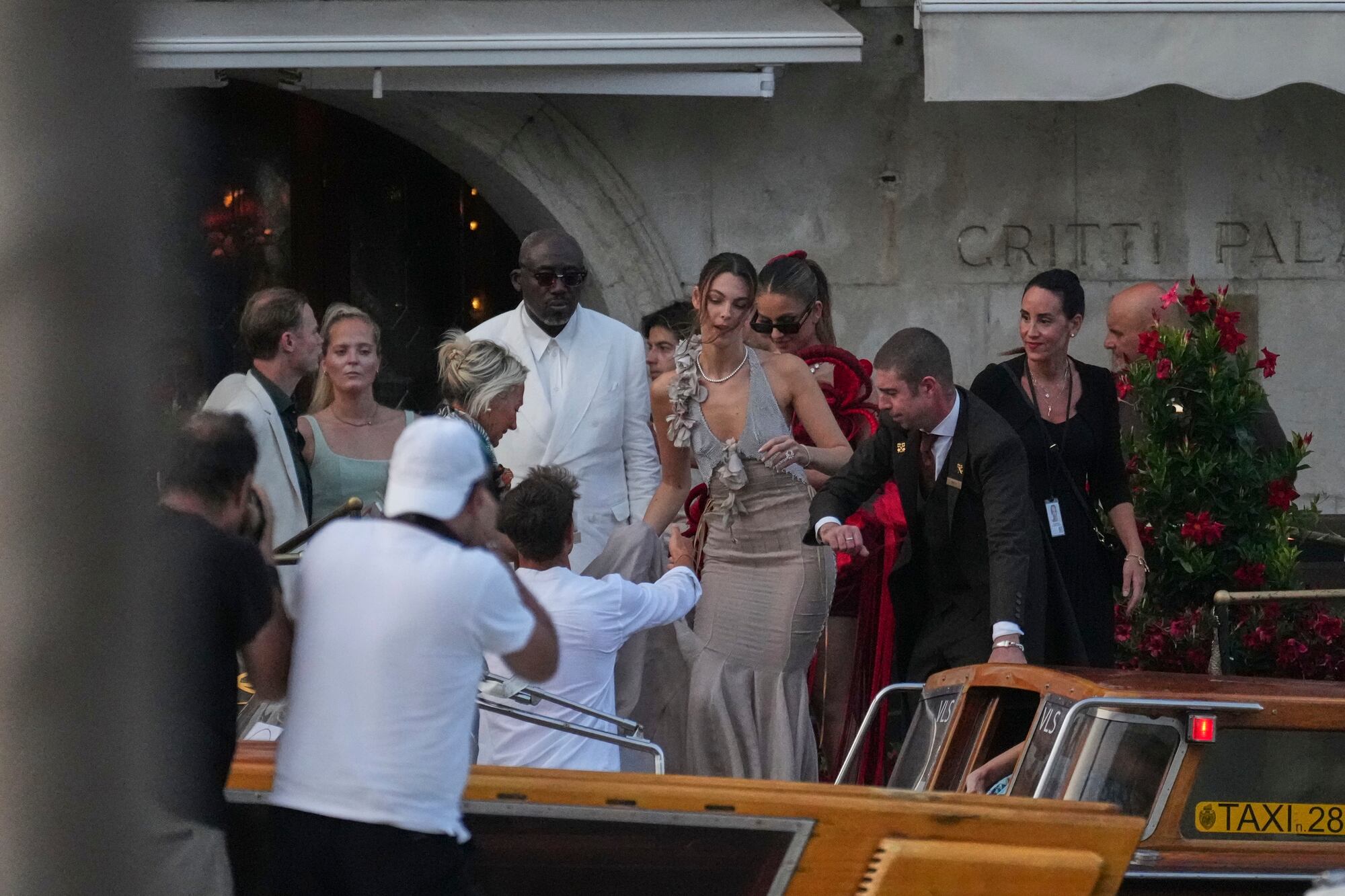 Celebrity sightings as Jeff Bezos and Lauren Sanchez get married in ...