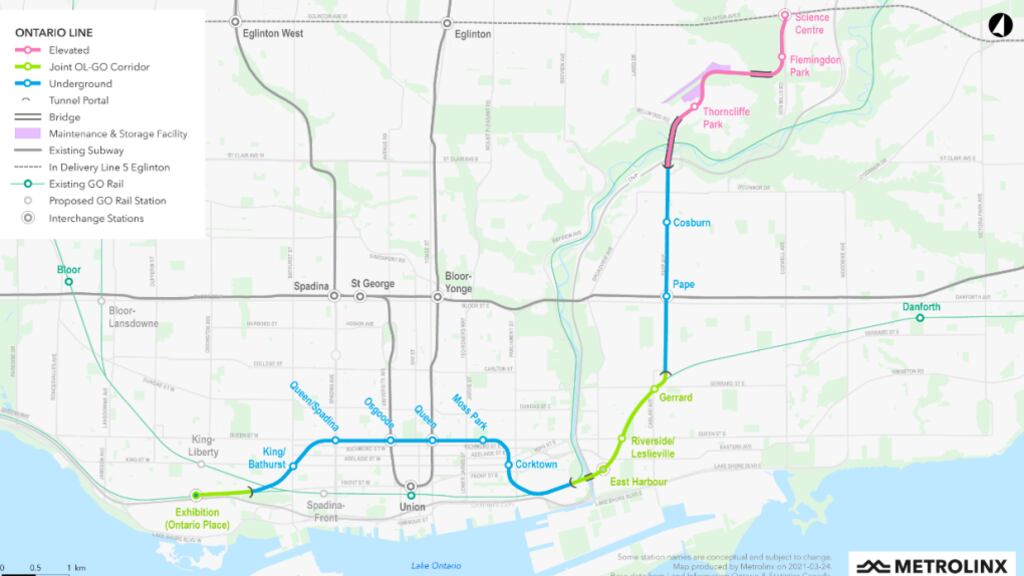 Ontario Line construction begins at Pape Station