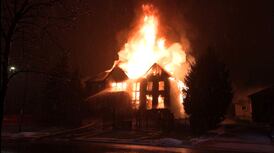 Fire destroys Vaughan mansion