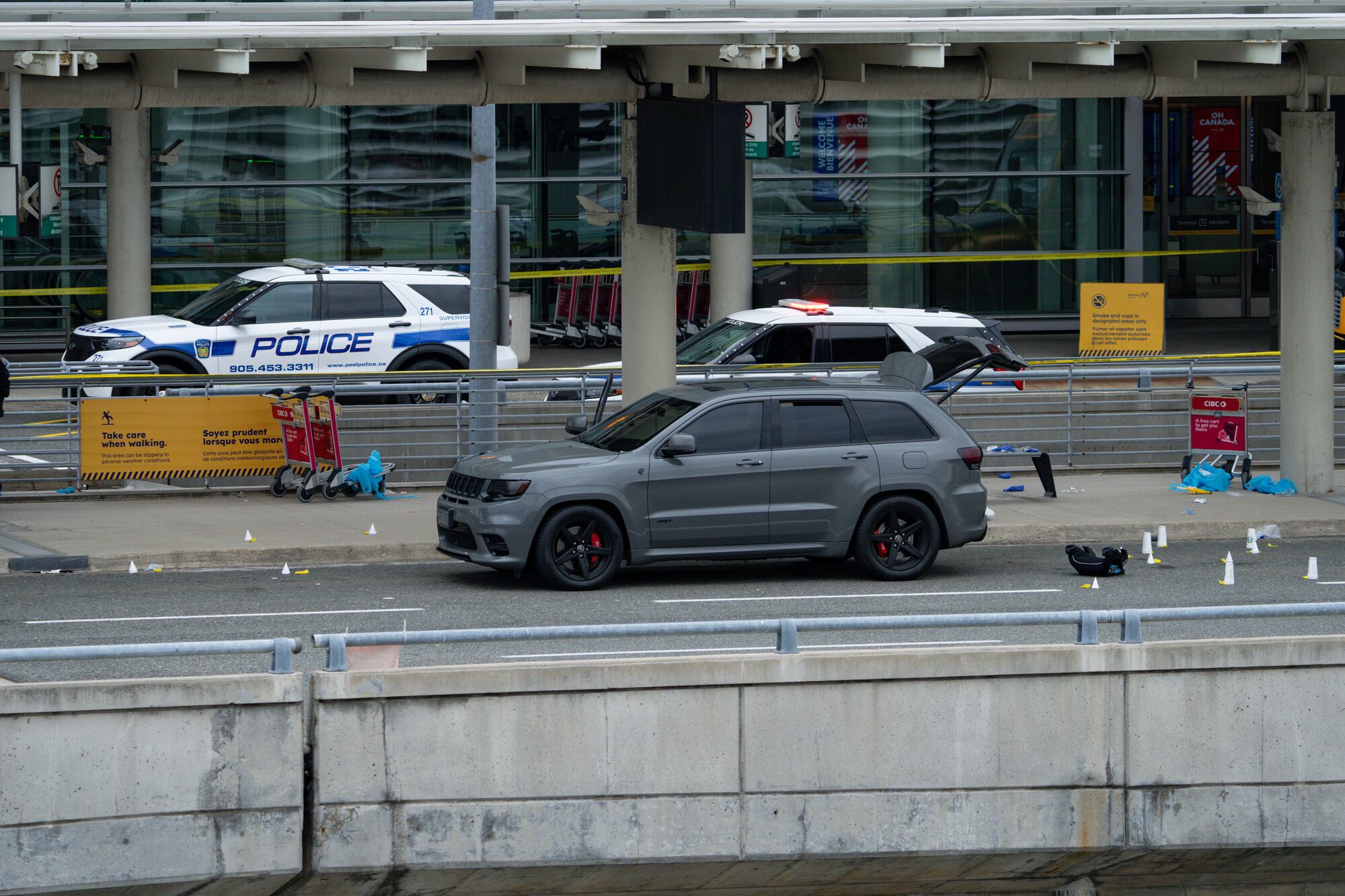 Chaos erupts following police-involved shooting at Toronto’s Pearson ...