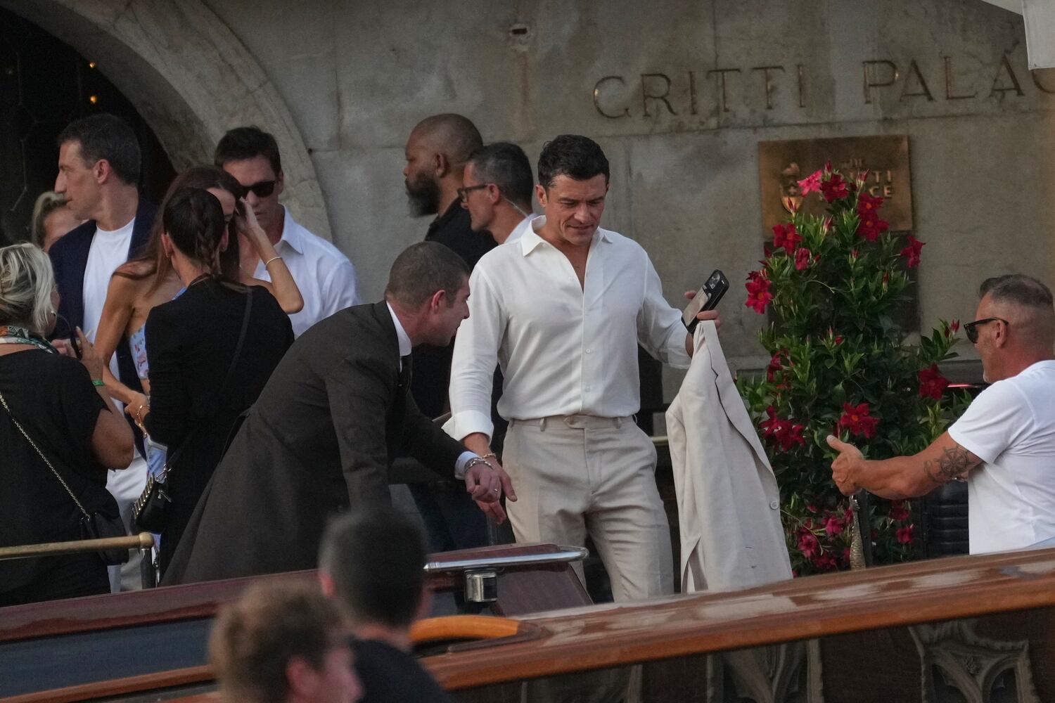 Celebrity sightings as Jeff Bezos and Lauren Sanchez get married in ...
